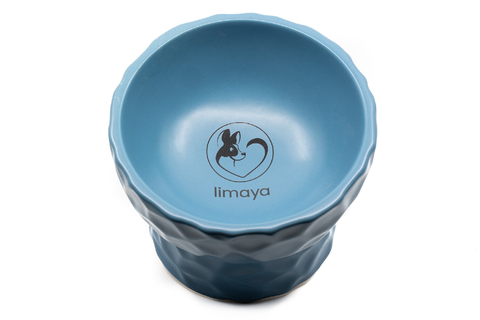 Limaya vyvýšená keramická miska pro psy a kočky světle modrá 15,5 cm ...