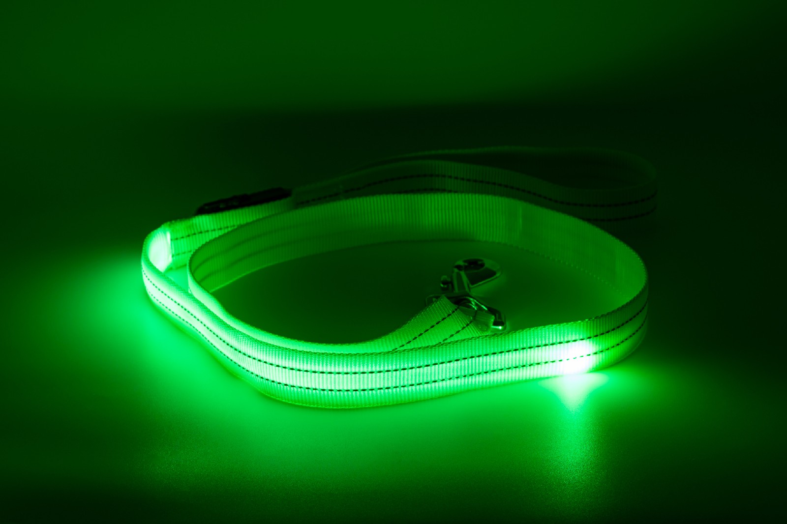 Limaya led svítící vodítko pro psy reflexní Green | Limaya